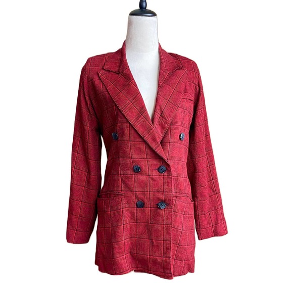 Carole Little | Jackets & Coats | Carole Little Double Breasted Tartan ...
